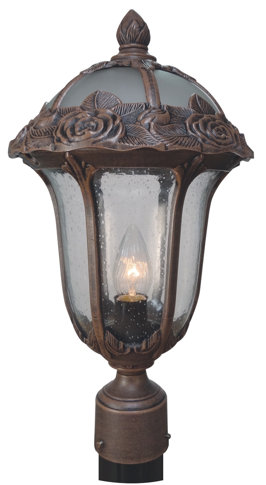 Rose Garden Large Post Mount Lighting Fixture